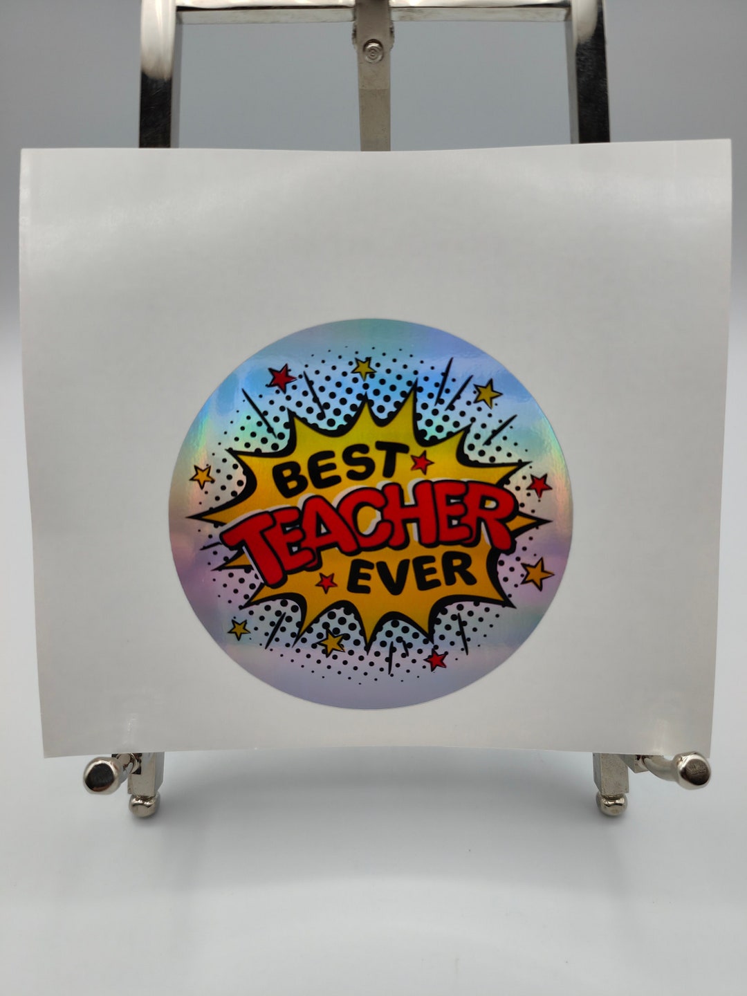 Best Teacher Ever, Thank You Stickers, End of Term, Teacher ...
