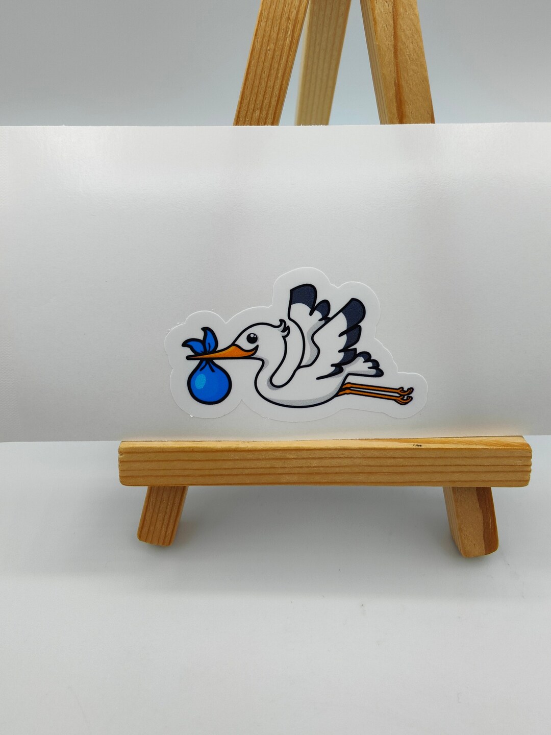 Cute Stork With Baby Delivery, Funny, Aviary, Comic Birds, Cartoon ...