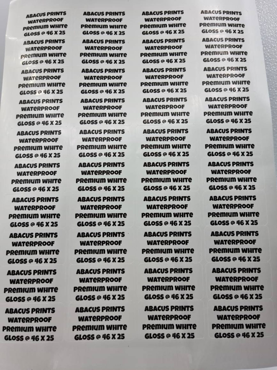 46mm X 25mm Small Return Address Labels White, Return Address Stickers ...