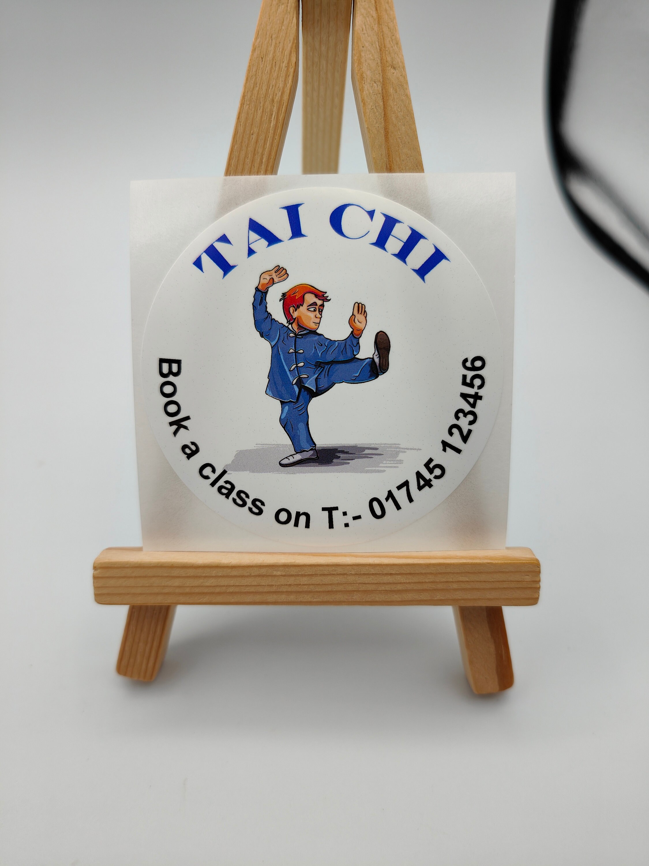 Tai Chi, Labels White Premium Satin Gloss Poly, Judo, King Fu, Martial ...