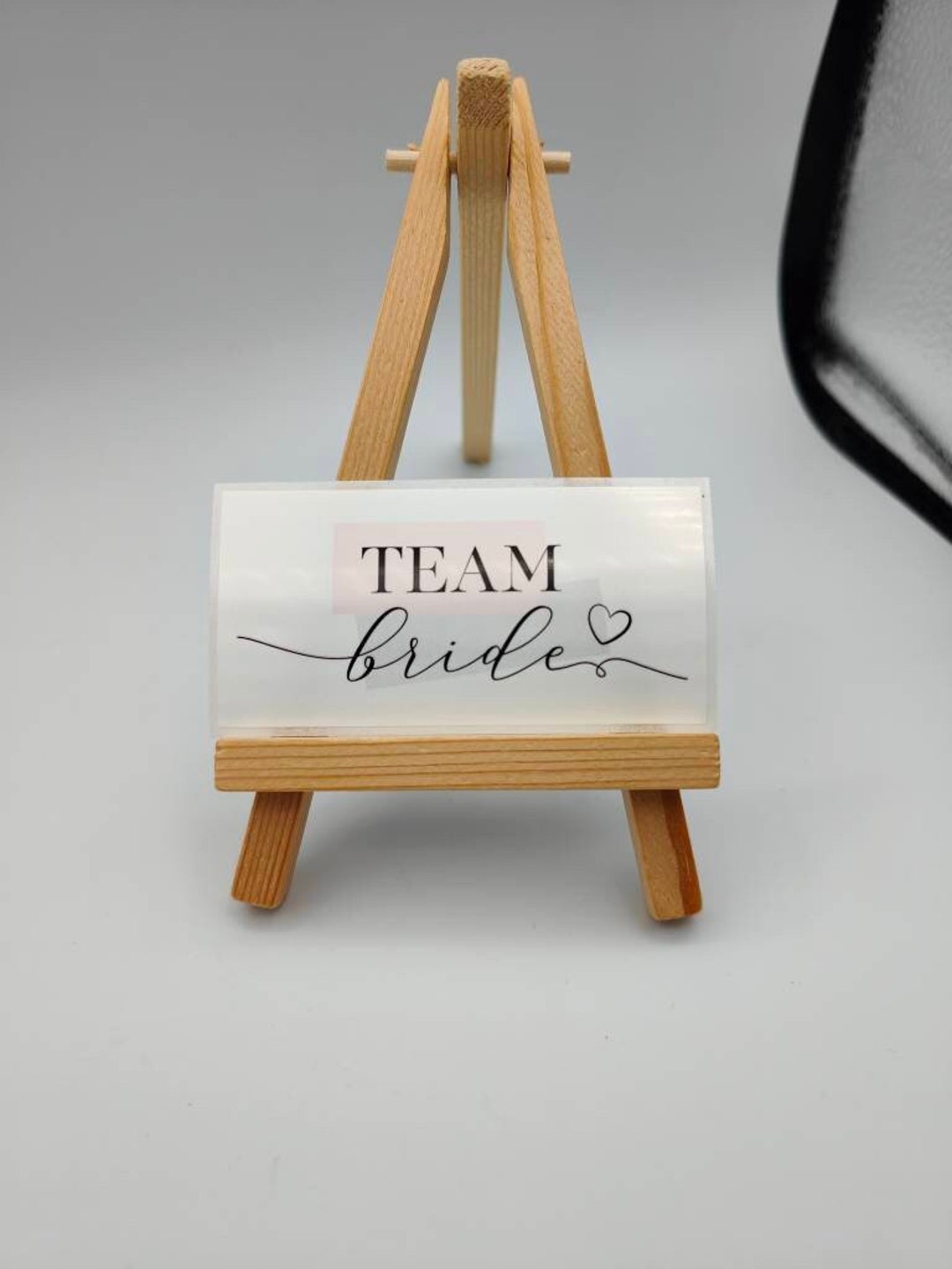 Team Bride, Mini Champagne/prosecco Bottle Labels for Wedding, Getting ...