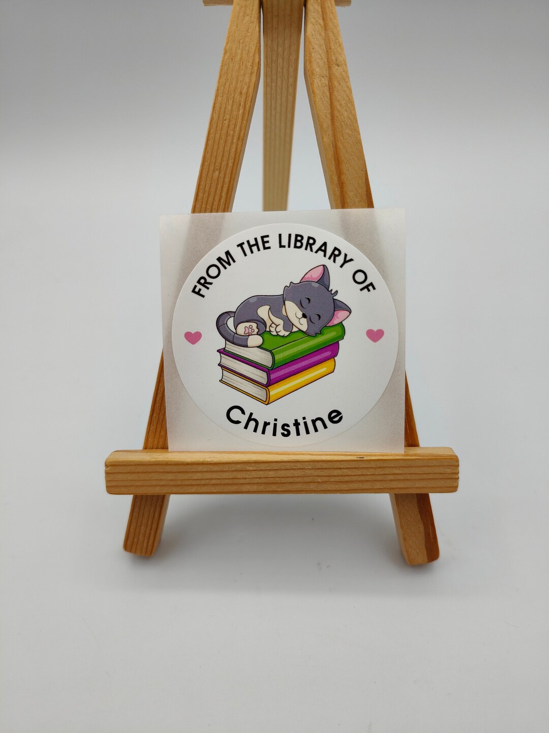 From the Library Of, Books, Labels Stickers, Custom, White Premium ...