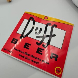 Duff Beer Can, Bottle, Labels, Drink Favor, Wedding Booze, Wedding ...