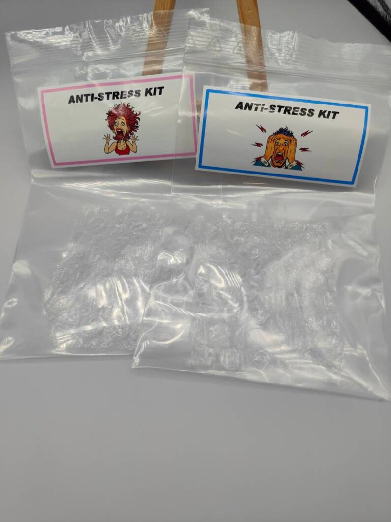 Anti-stress Kit Practical Joke Labels Christmas Joke White - Etsy