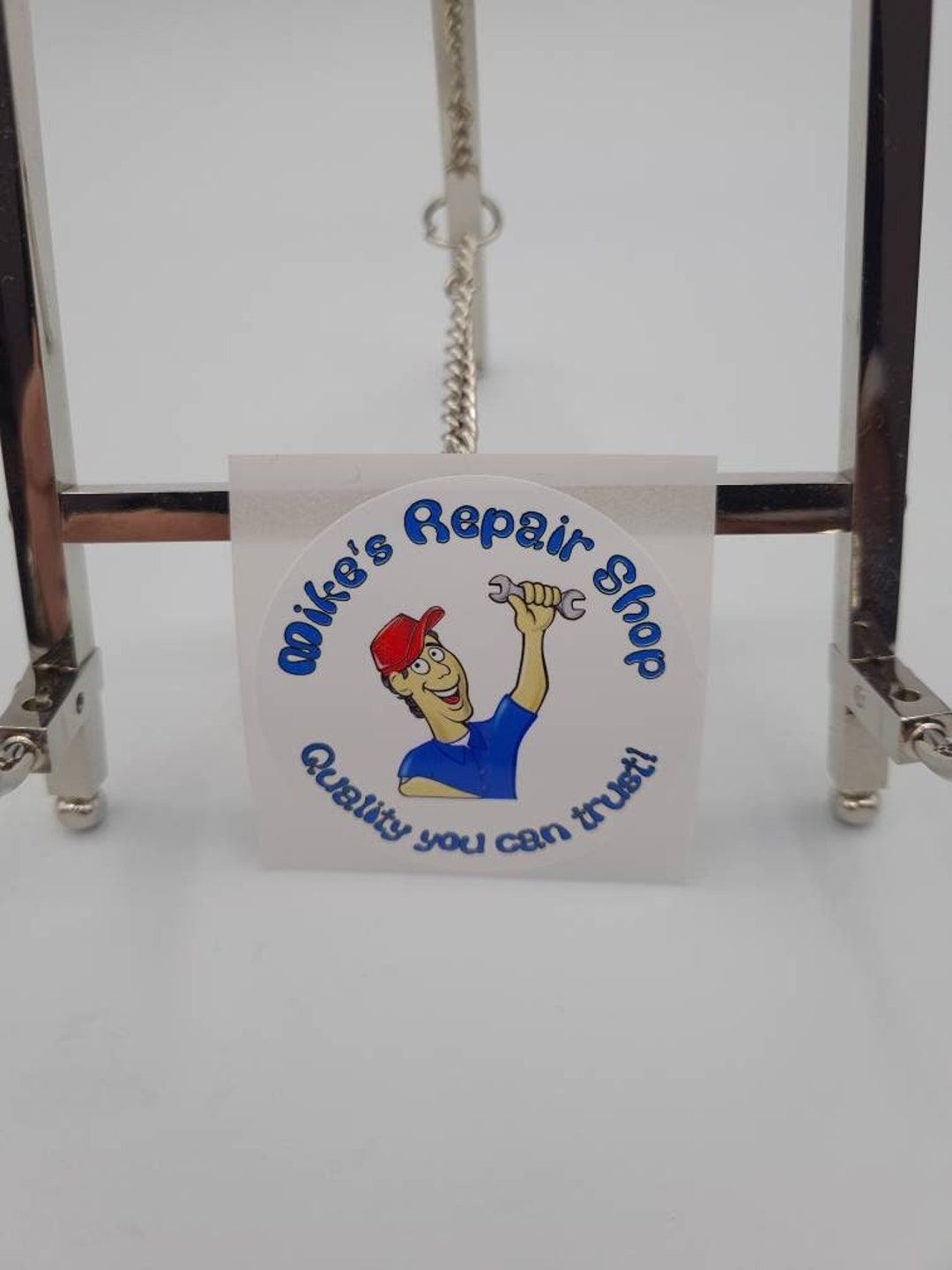 4 Sizes Repair Shop Mechanic, Premium Gloss White, Labels, Car Service ...