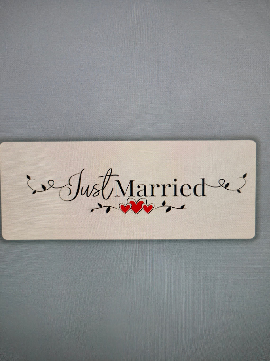 Just Married Love Hearts Labels Stickers Wedding Favor - Etsy