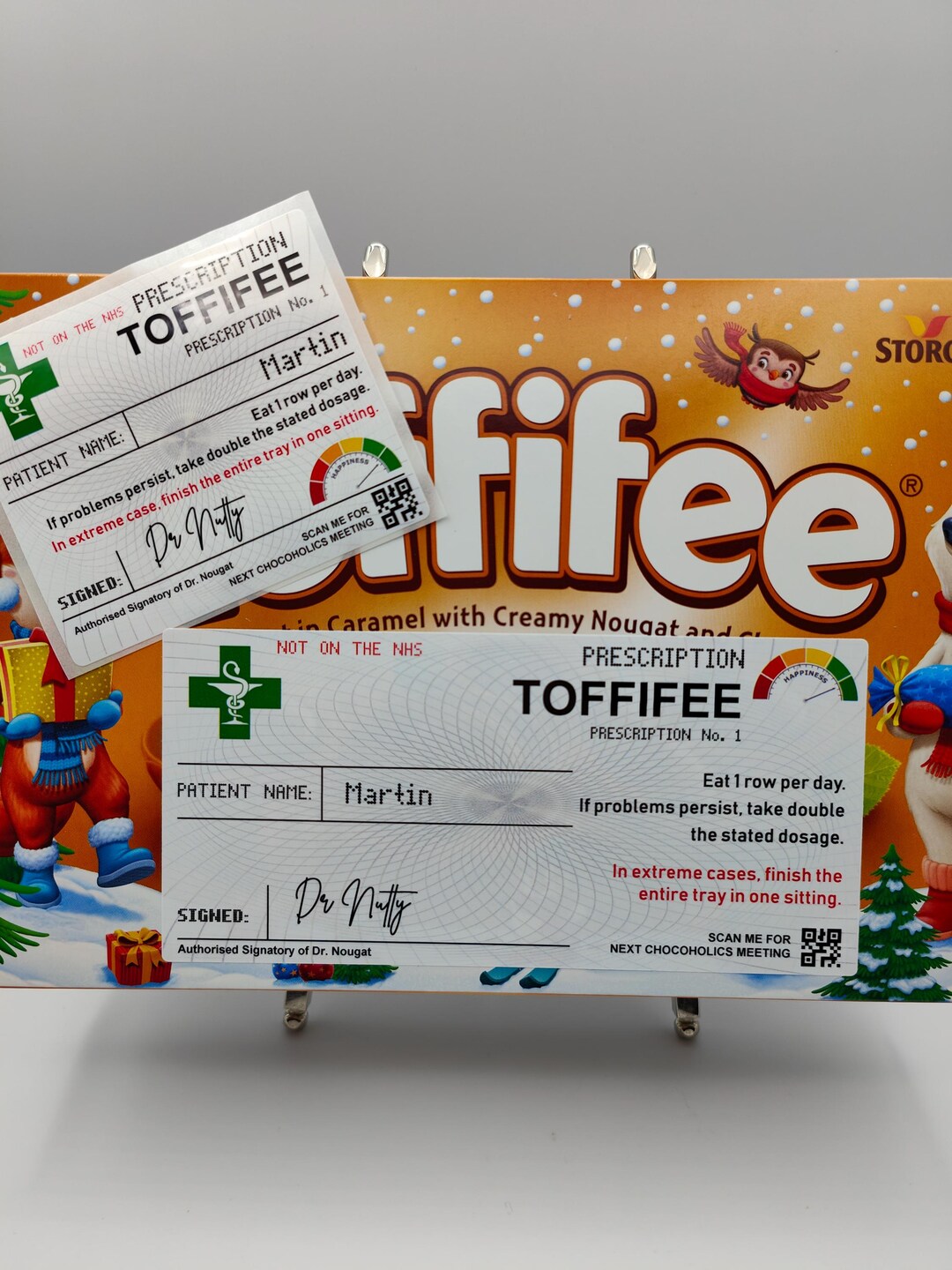 Personalised Toffifee Prescription Label Stickers, Sweets, Pharmacy ...