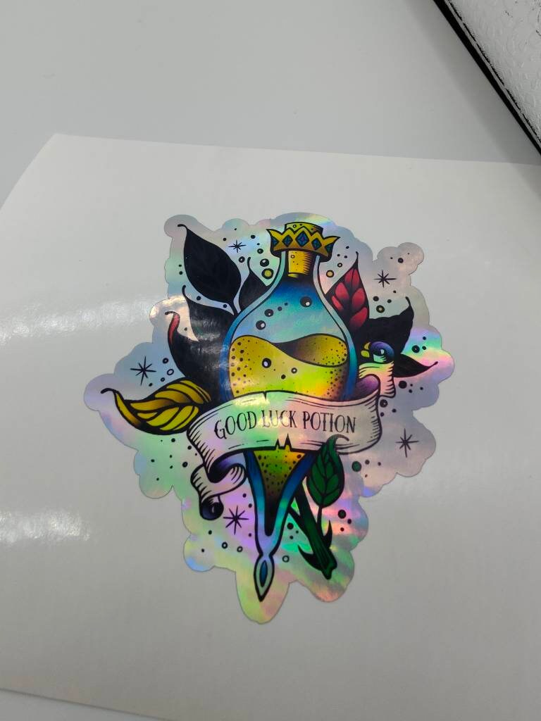 Good Luck Potion, Decal, Witch's Stickers, Spells, Potions, Witchcraft ...