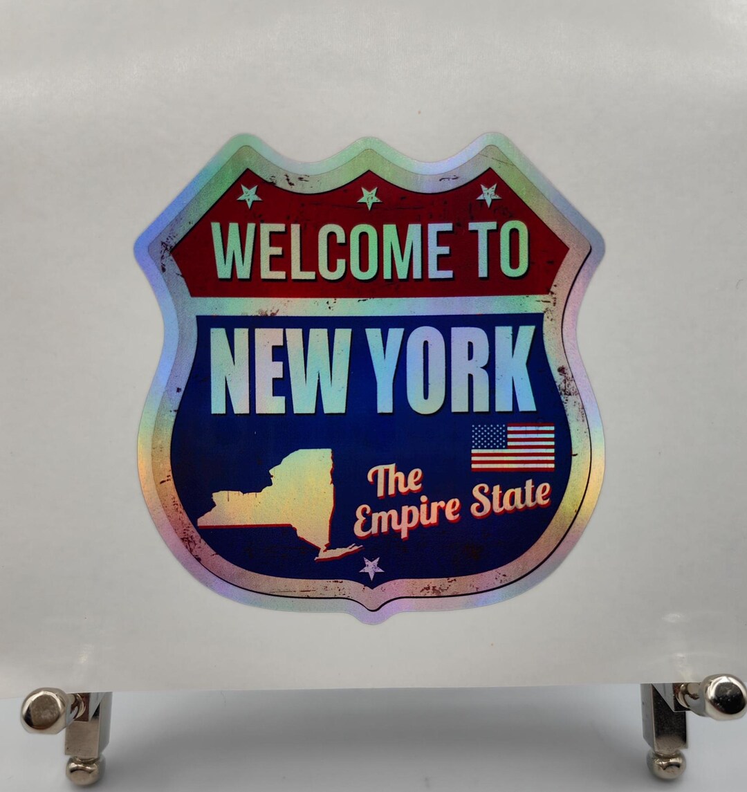 USA Welcome Badge Shield, State Badges, Shop Door Stickers, Decals ...