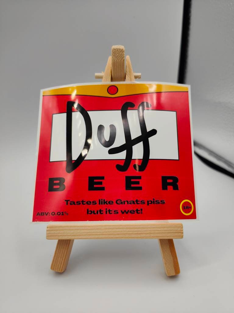 Duff Beer Can Bottle Labels Drink Favor Wedding Booze - Etsy