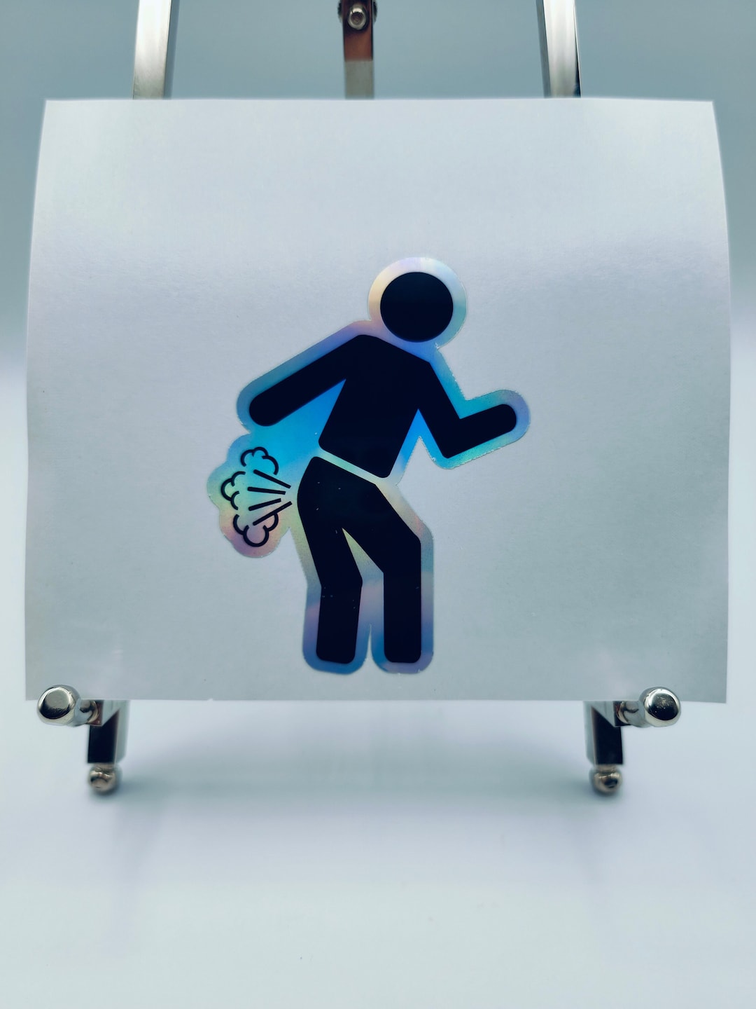 Farting Man Sticker Label, Let Rip Stickers, Rootin Tooting, Funny ...