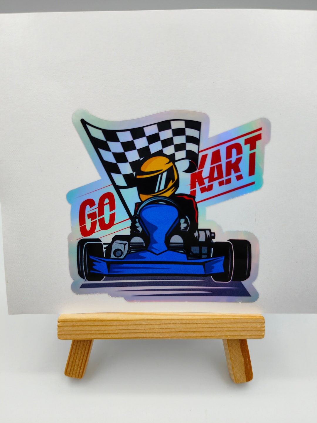 Go Kart, Race Track, Formula 1, Racing Cars, Holographic Sticker ...