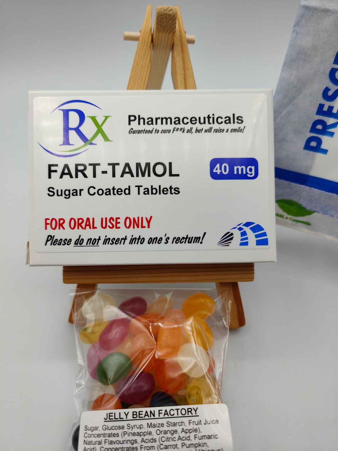 Joke Fart-tamol, Pills, Tablet Box, Funny, Novelty, Cheeky, Stocking ...