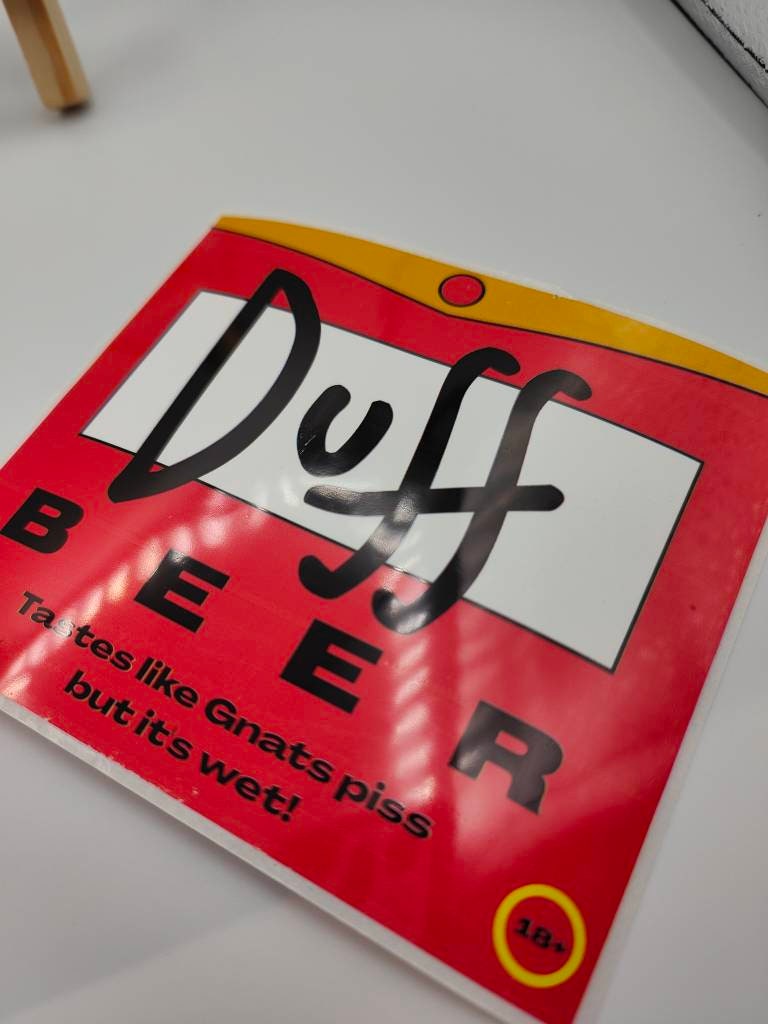 Duff Beer Can Bottle Labels Drink Favor Wedding Booze - Etsy