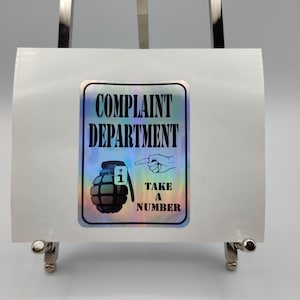 Complaint Department, Funny Office Signs, Customer Service Signs ...