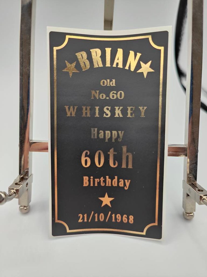 Spirit Bottle Labels Personalised Custom Bottle Labels - Etsy