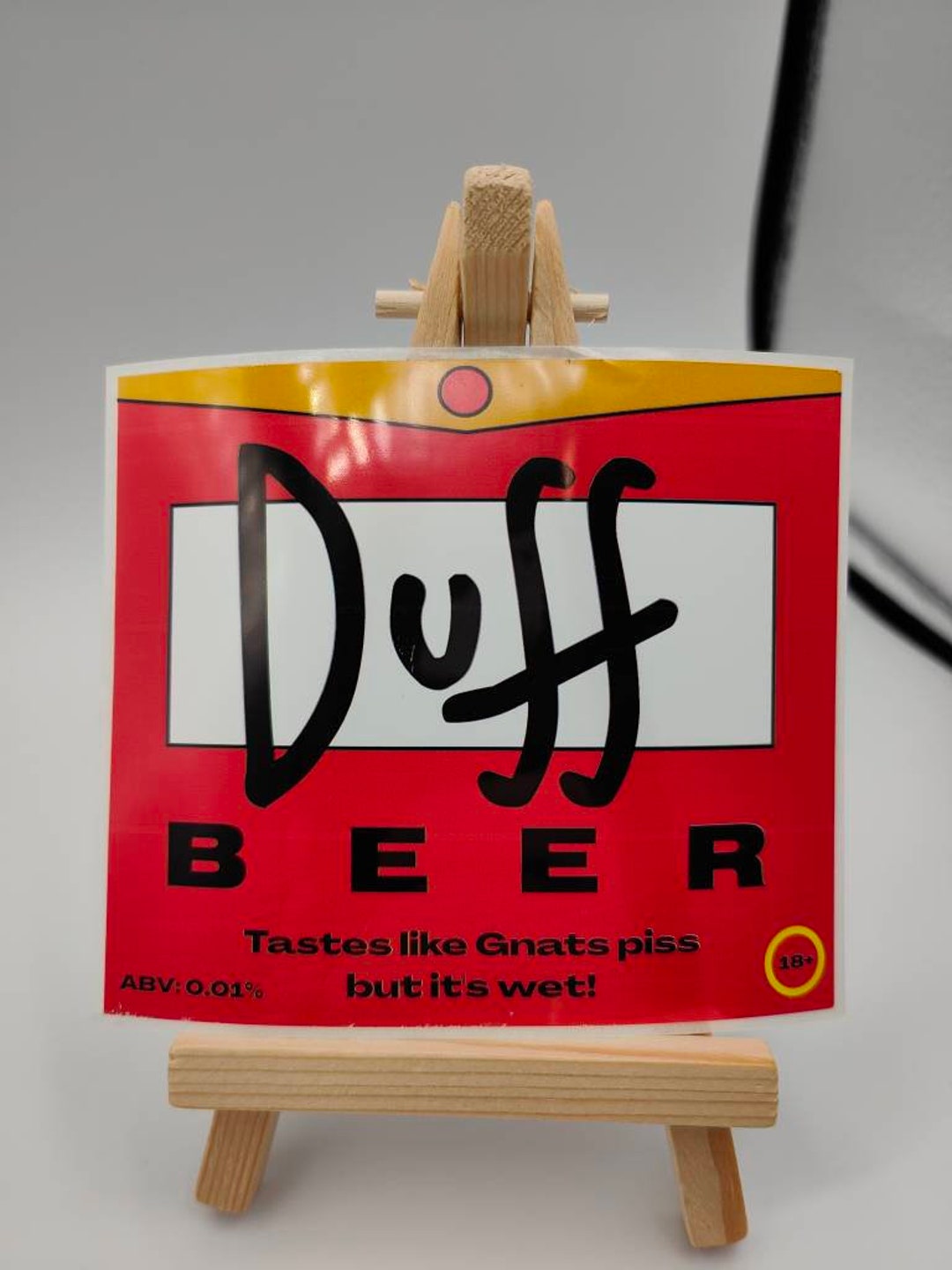 Duff Beer Can Bottle Labels Drink Favor Wedding Booze - Etsy