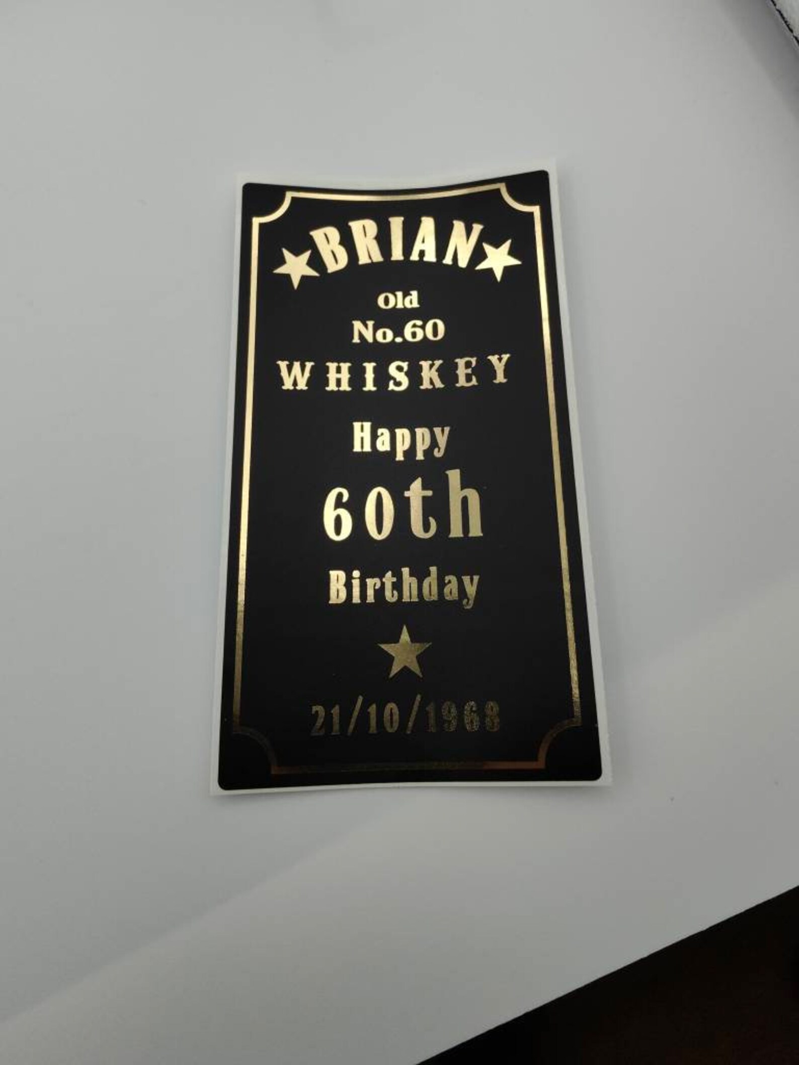 Spirit Bottle Labels Personalised Custom Bottle Labels - Etsy