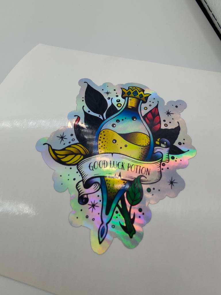 Good Luck Potion, Decal, Witch's Stickers, Spells, Potions, Witchcraft ...