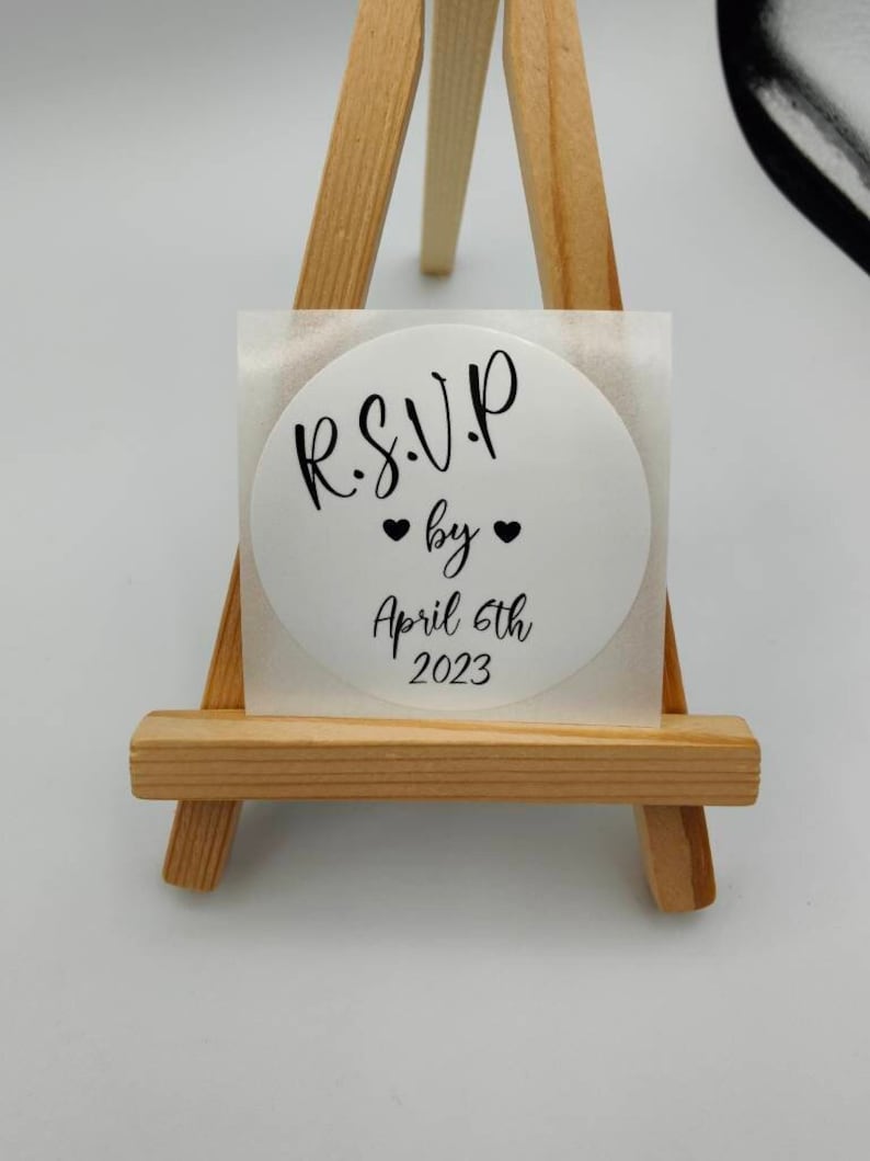 4 Sizes RSVP Wedding Envelope Sticker Seals Reply by Date - Etsy