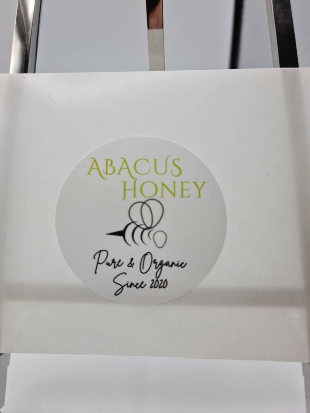Honey Jar Labels White/clear Gloss Stickers, Personalised Custom Labels ...