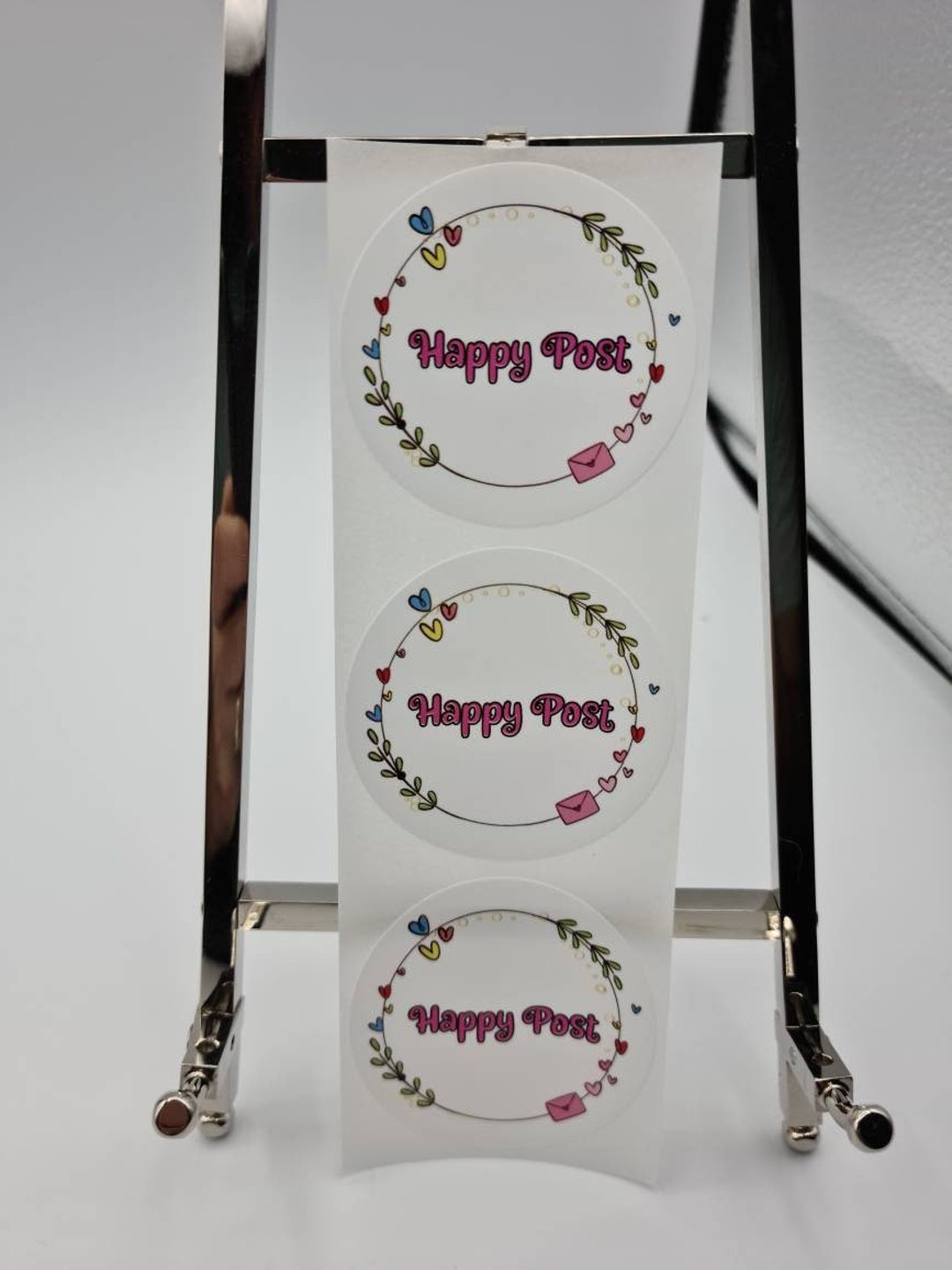 Happy Post Labels White Premium Satin Gloss Poly, Branding, Promotional ...