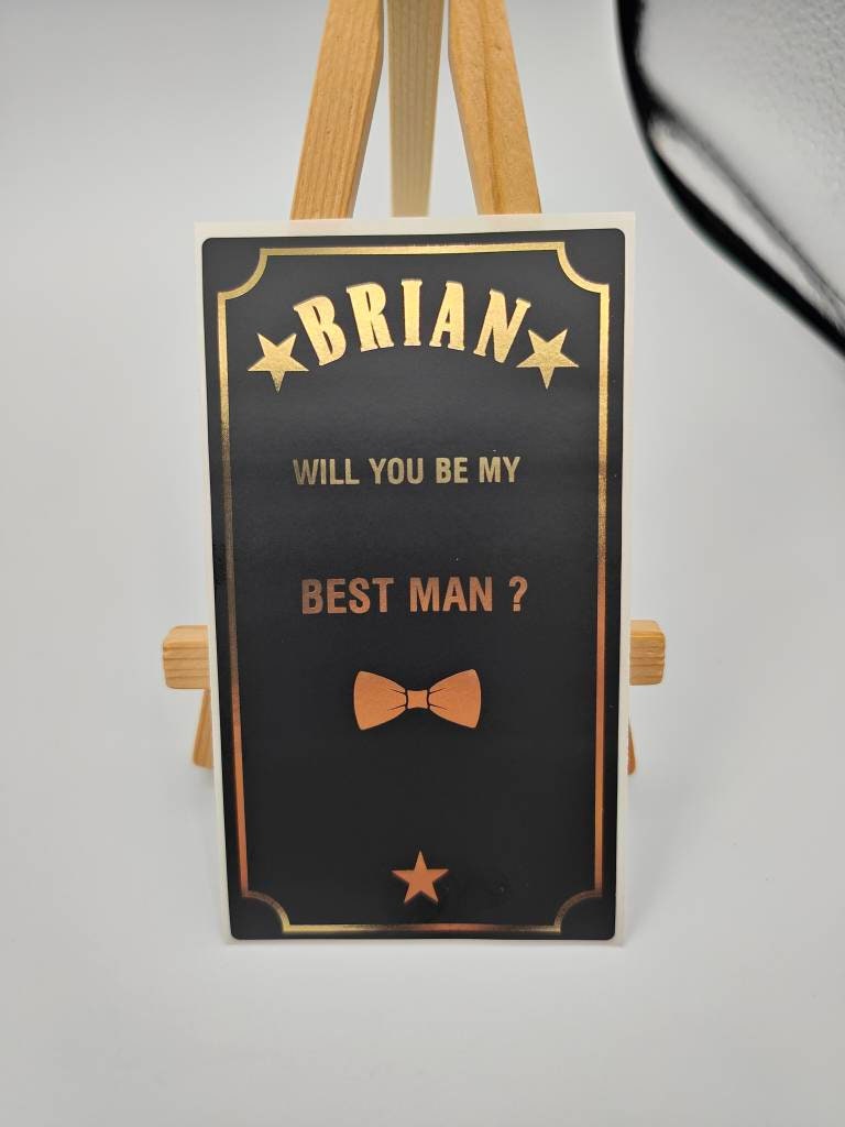 Best Man Spirit Bottle Labels Personalised Custom Bottle - Etsy