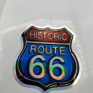 Route 66 Highway Stickers, Labels, Decals, Americana, Decals, Laptop ...