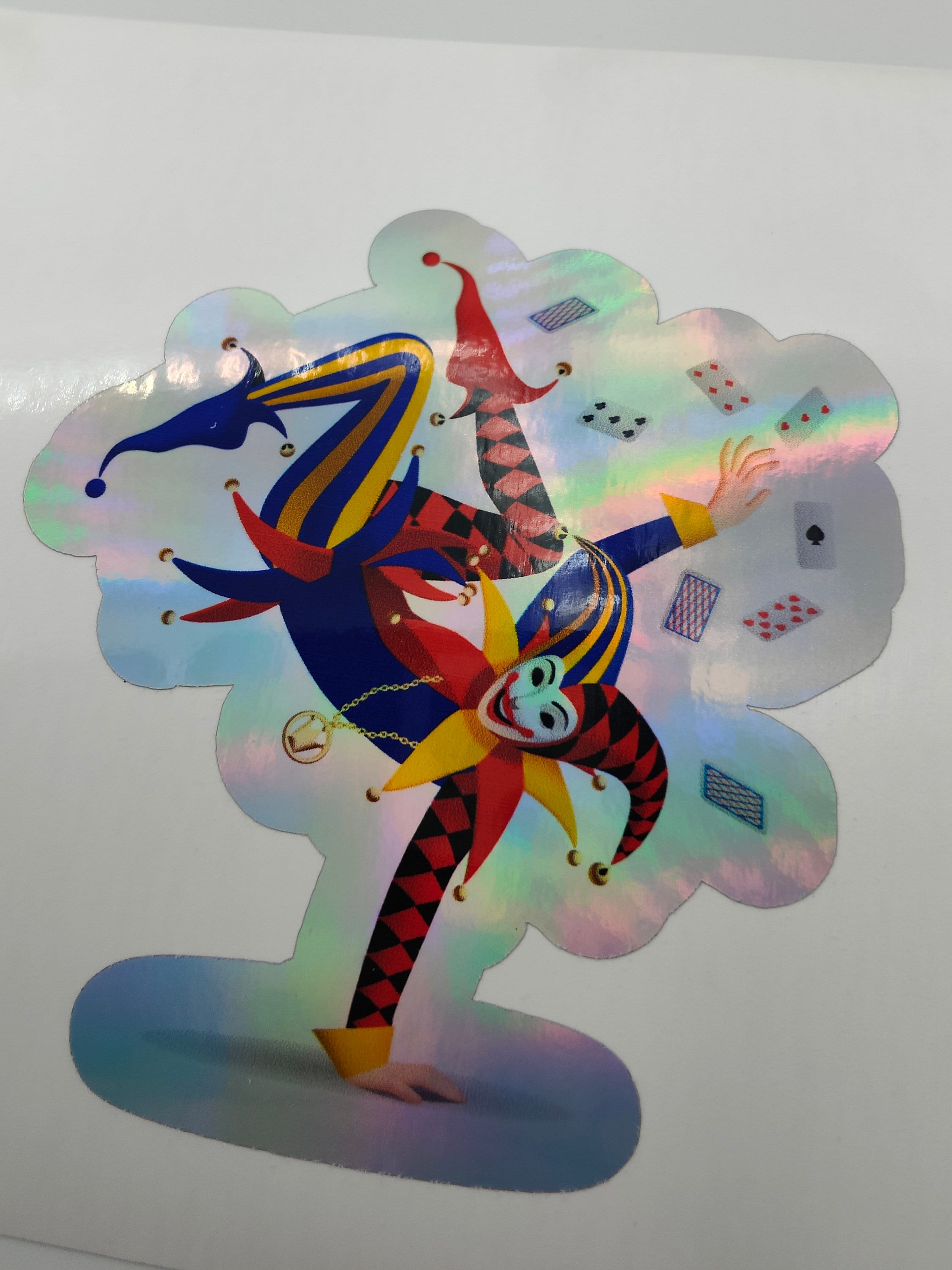 Jester Clown Sticker Labels Decals Court Jester Stickers - Etsy