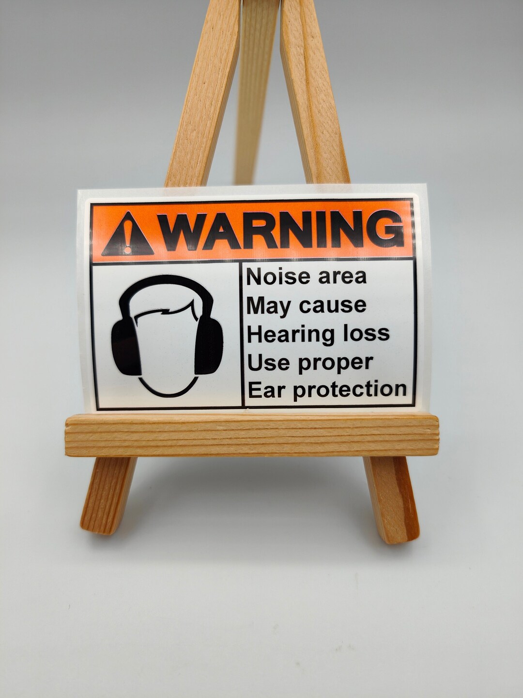 Hearing Warning Label Stickers, Custom, Personalised, Promotional ...