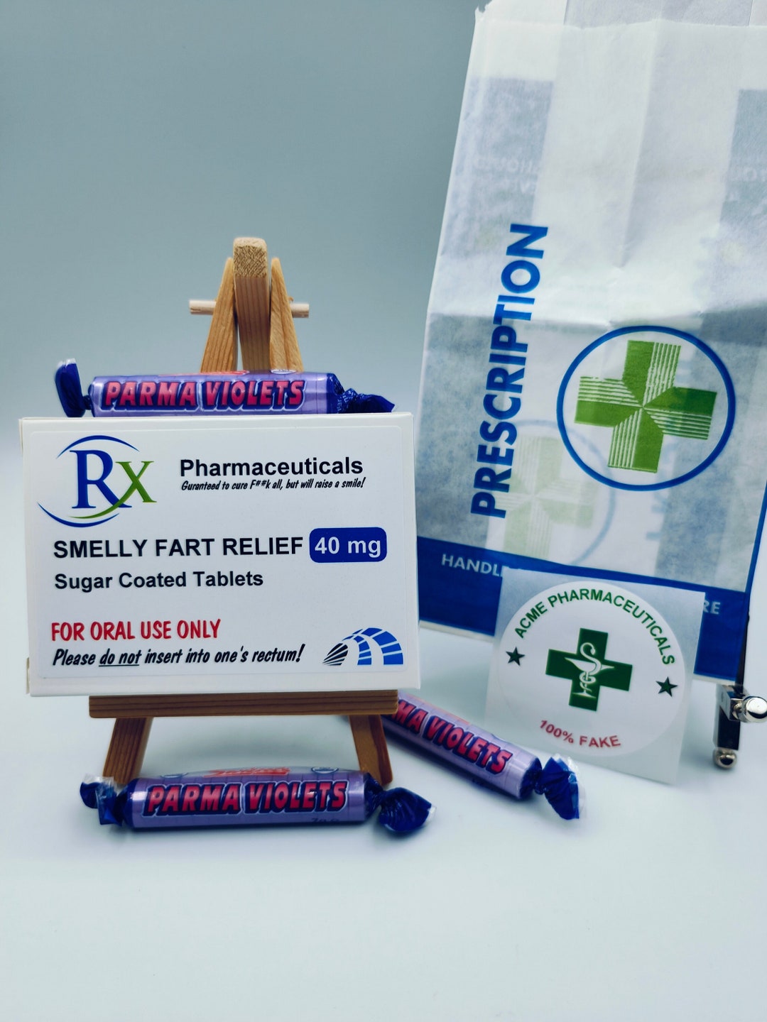 Joke Smelly Fart Relief, Pills, Tablet Box, Funny, Novelty, Cheeky ...