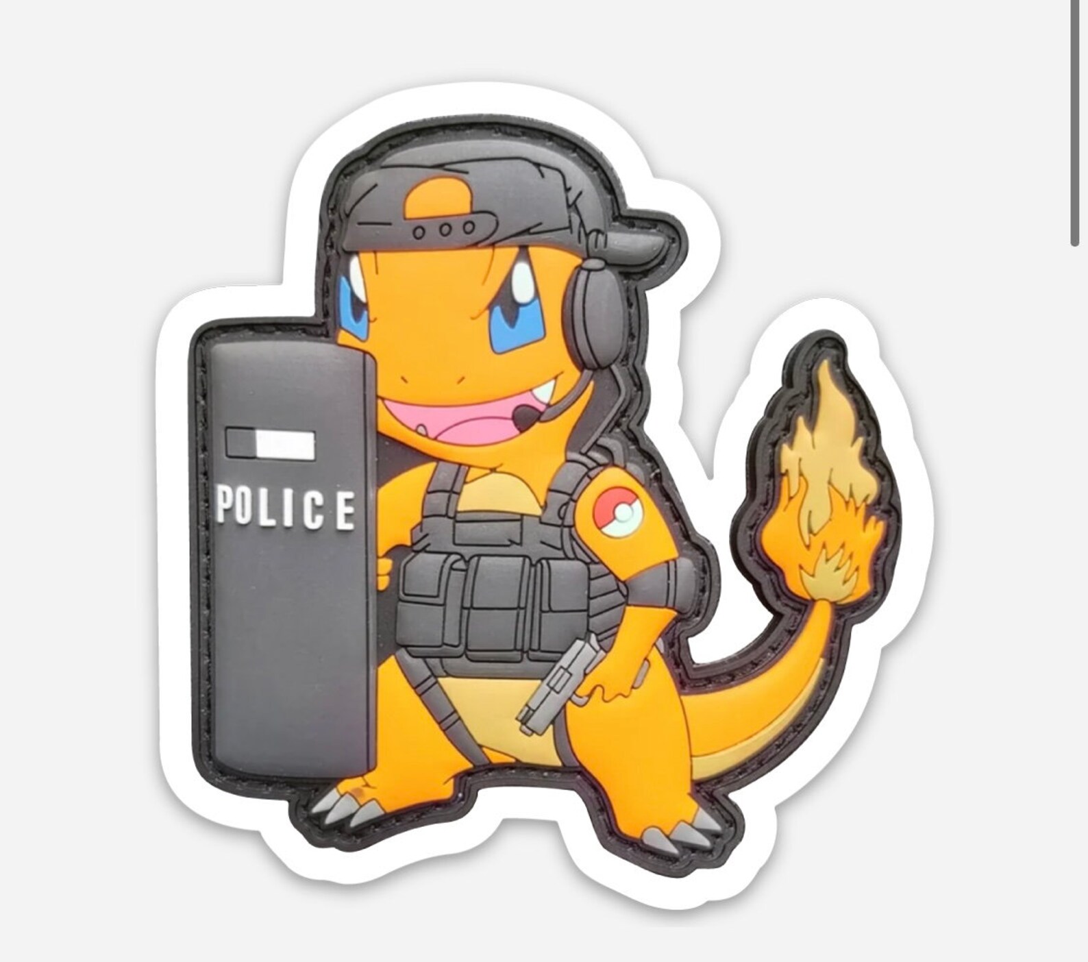 Tactical charmander | Etsy