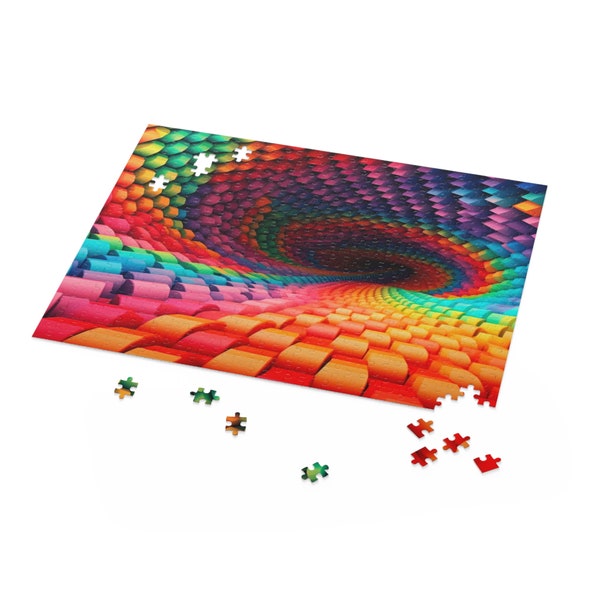 Optical Illusion Jigsaw Puzzle - Etsy