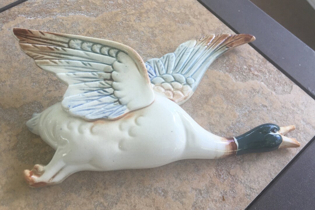 Duck, Mallard, Ceramic, Wall Mount - Etsy