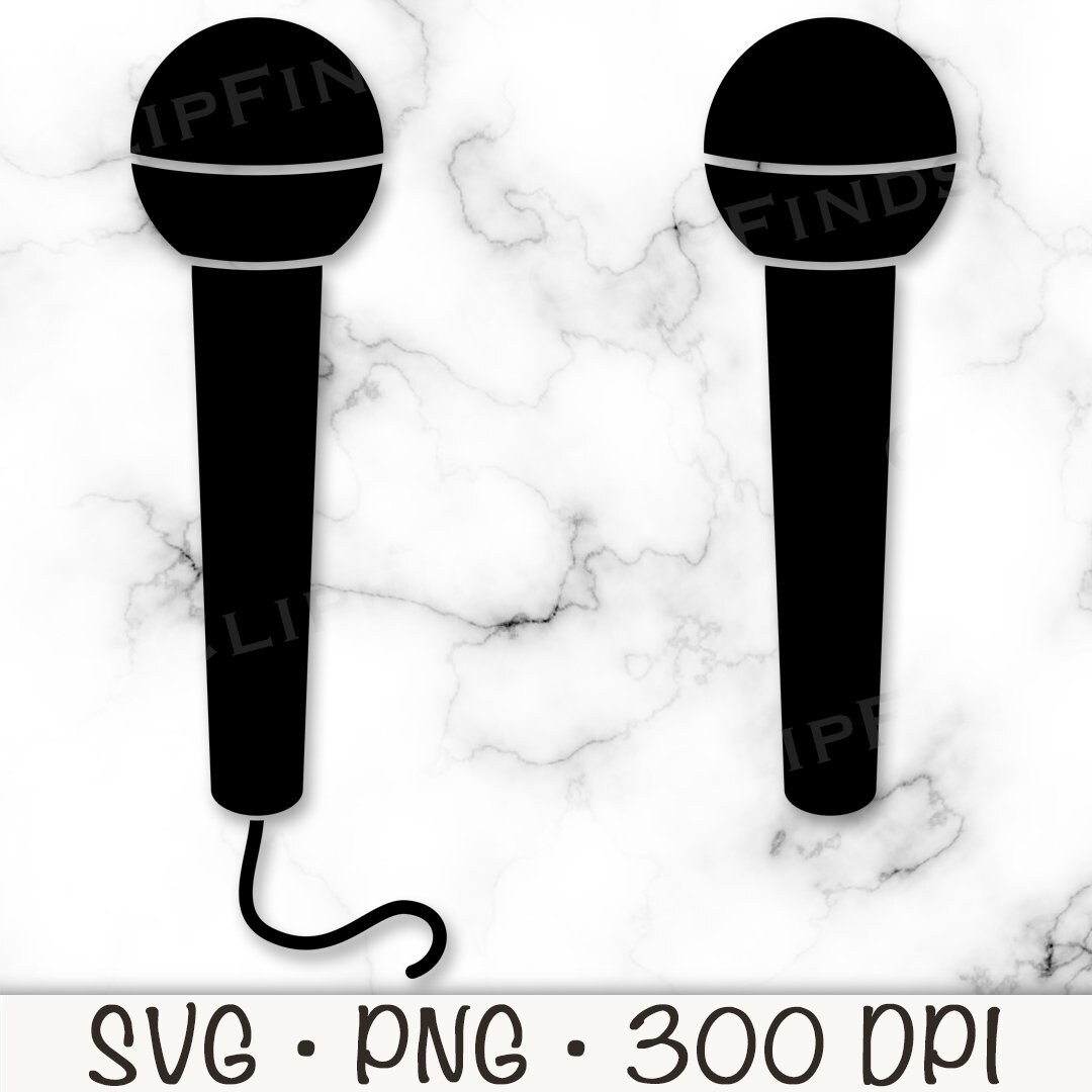 Microphone SVG, Microphone PNG, Microphone Silhouette, Karaoke, Music ...