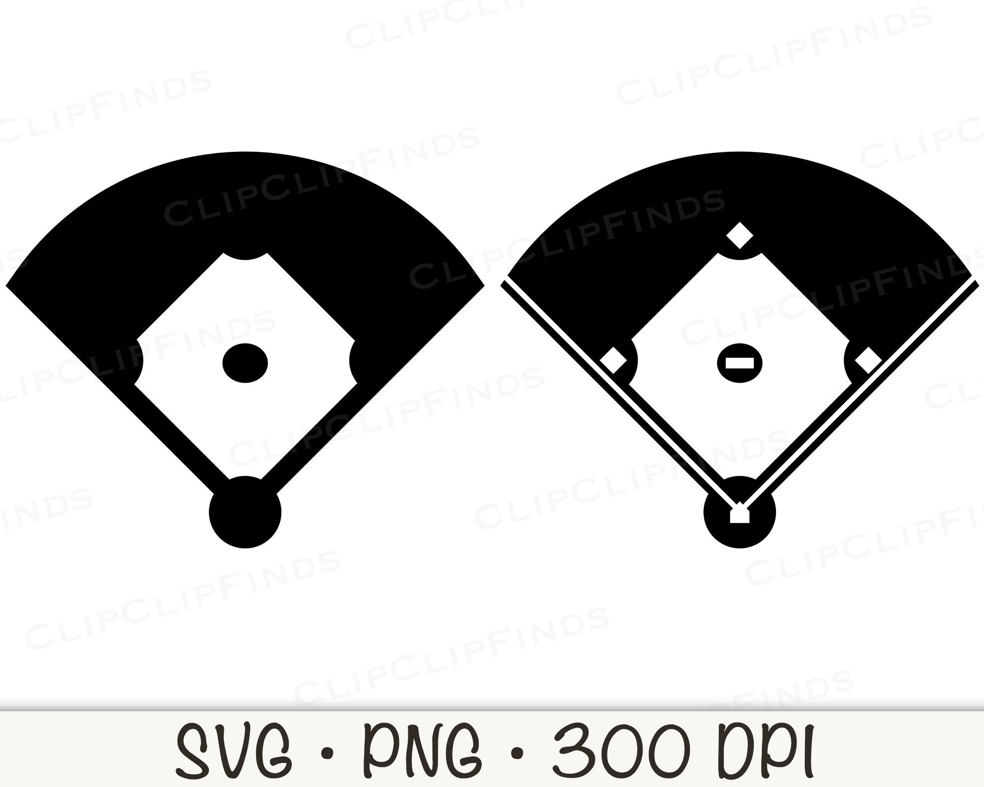 Baseball Field SVG Baseball Diamond Field SVG PNG Instant - Etsy Ireland