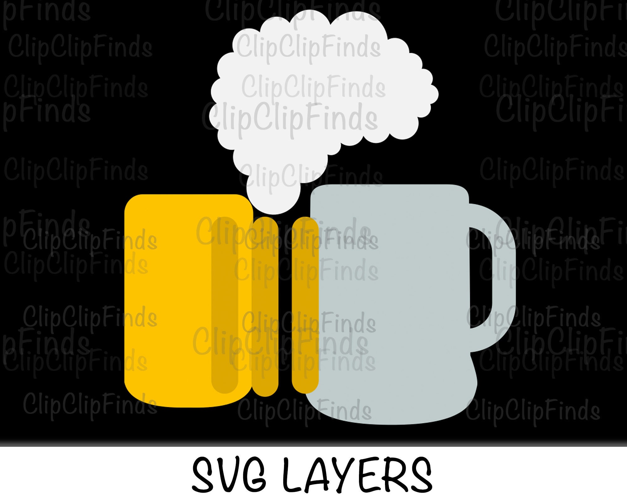 Beer Mug SVG Beer Vector Cut File and PNG Transparent - Etsy Canada