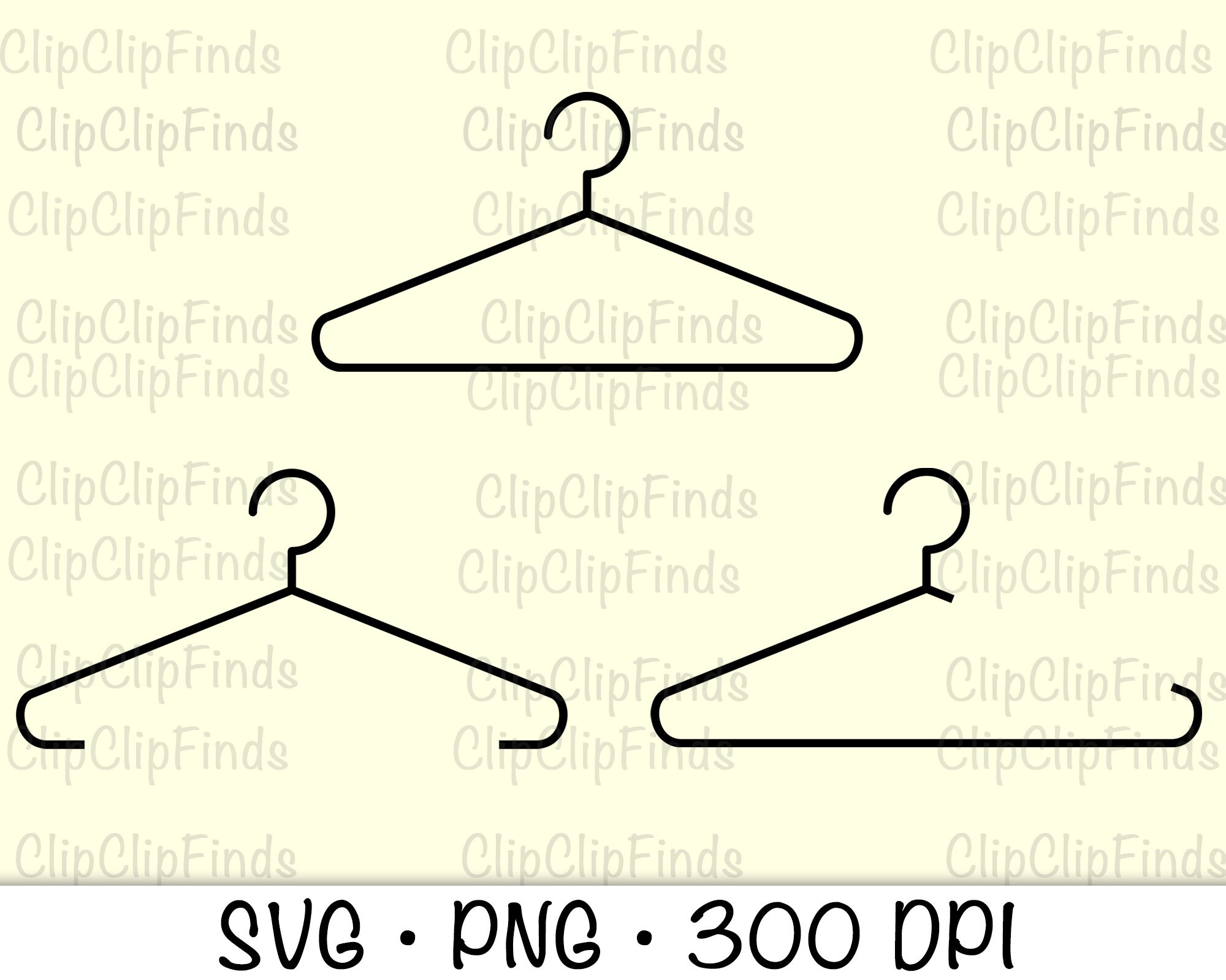 Hanger Wire Hanger Hanger Split Monogram Hanger SVG Hanger - Etsy