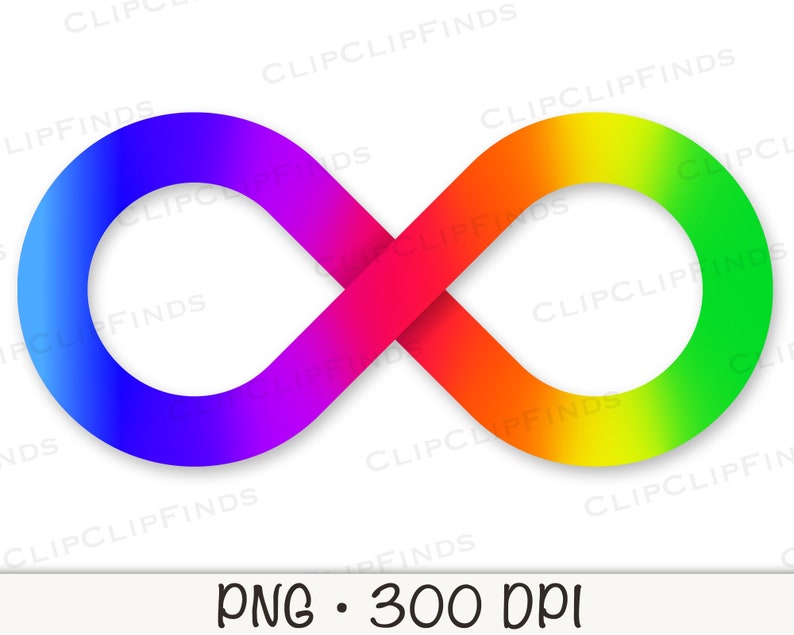 Autism Awareness Rainbow Infinity Symbol Autism Awareness - Etsy