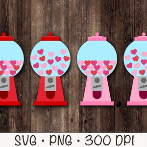 Heart Gum Ball Machine, I Chews You, Valentine's Day Gum Ball Machine ...