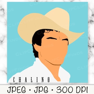 Chalino Sanchez Faceless Drawing JPEG JPG Digital File Instant Download ...