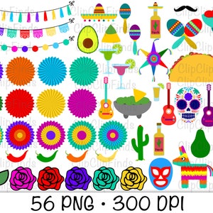 Mexican Clip Art Mexican Fiesta Clip Art Bundle Cinco De - Etsy Canada