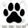 Dog Paw Print SVG, Animal Paw Cut File (digital Download) - Etsy UK