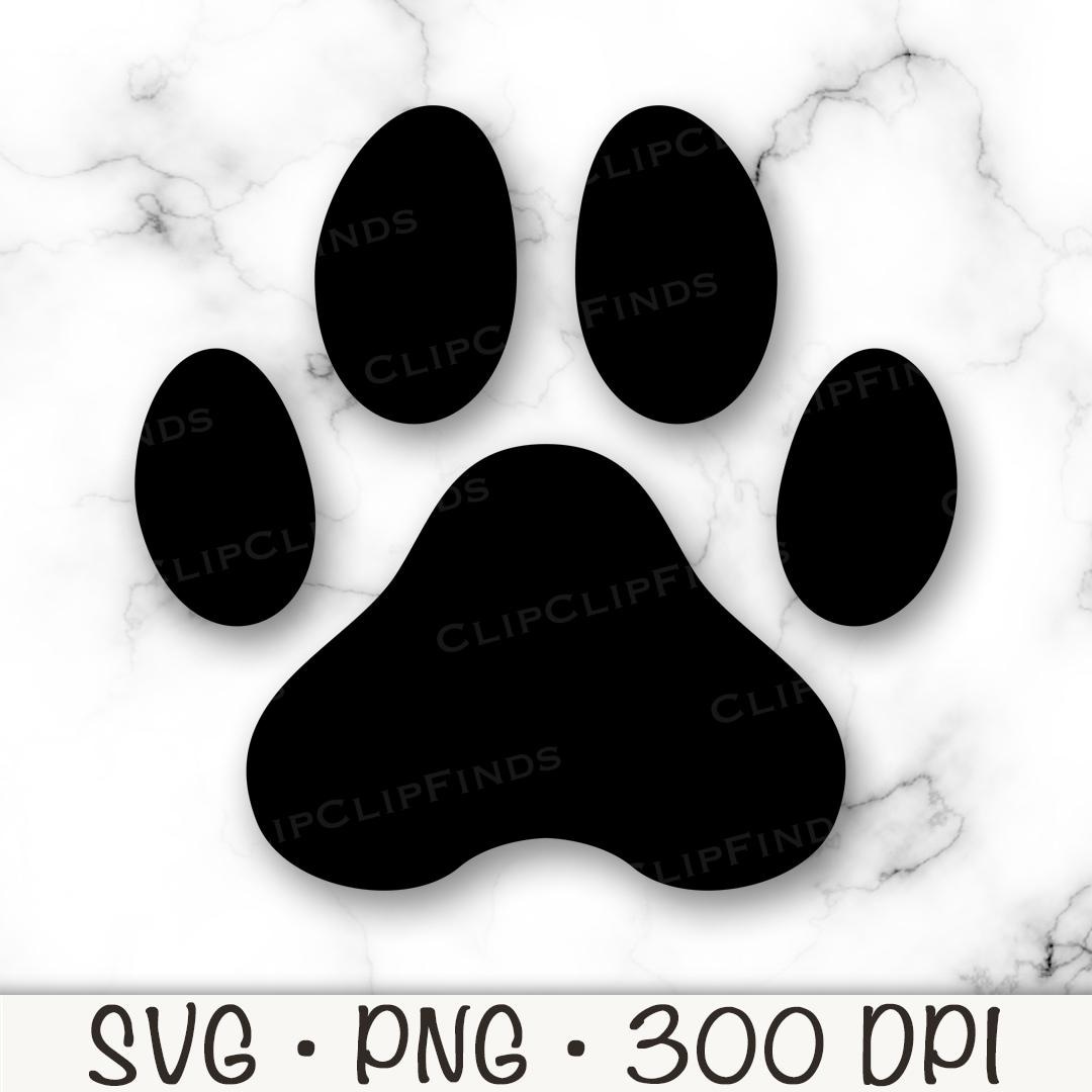 Dog Paw SVG, Dog Paw PNG, Dog Paw Silhouette, Dog Paw Shape ...