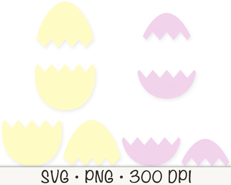 Cracked Egg SVG Hatched Egg SVG Cracked Easter Egg Clipart - Etsy