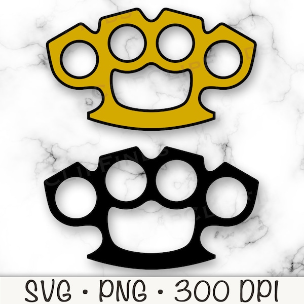 Brass Knuckles Svg - Etsy