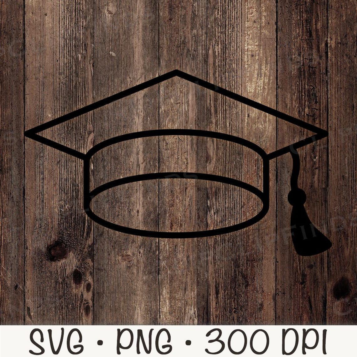 Graduation Cap Outline SVG, Graduation Hat Outline PNG, 2025 Graduation ...