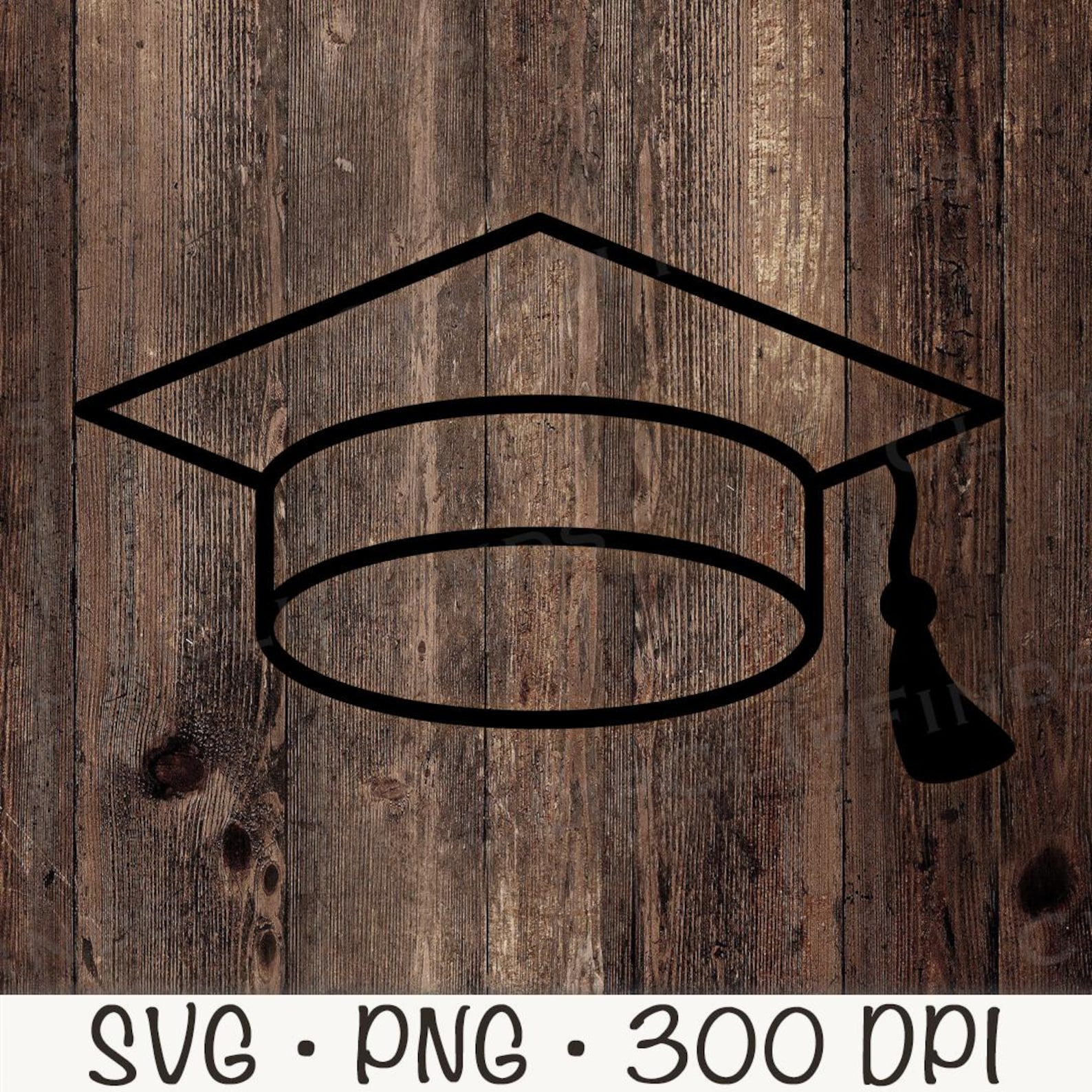 Graduation Cap Outline SVG, Graduation Hat Outline PNG, 2025 Graduation ...