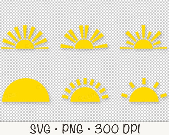 Half Sun Clip Art
