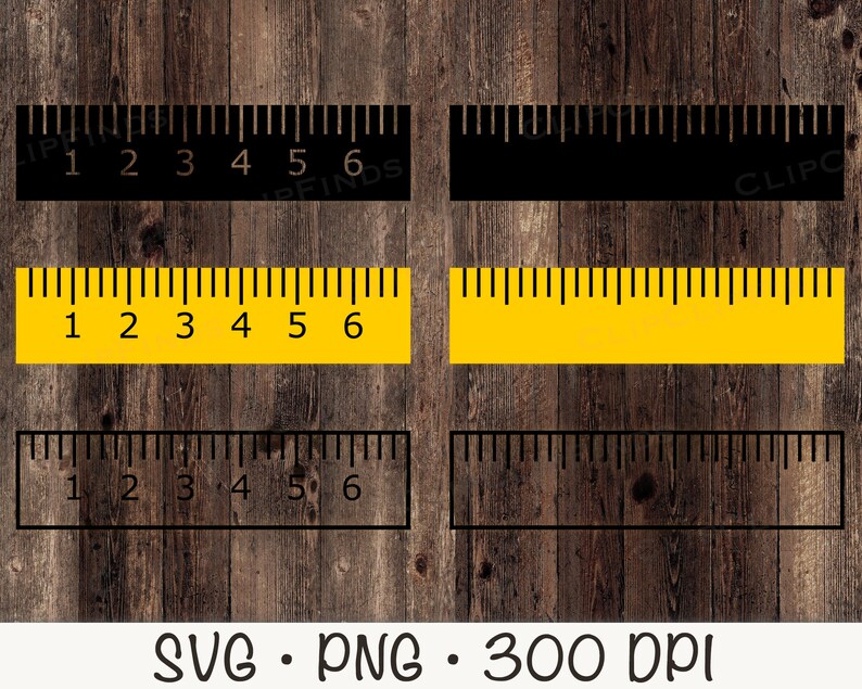 Ruler SVG Clipart: School Teacher Supply (digital Download) - Etsy